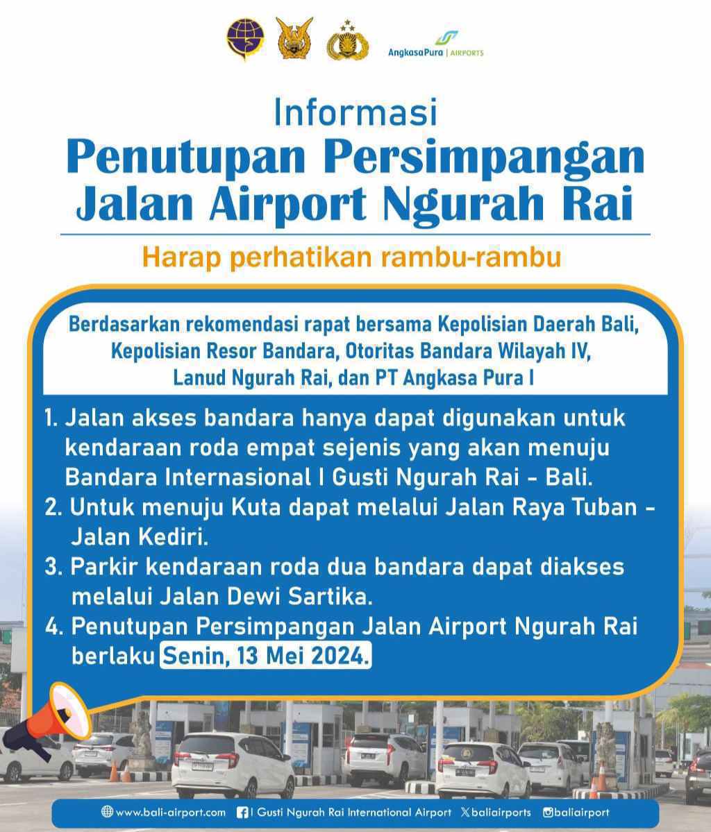 Pelaksanaan World Water Forum Akses Simpang Radar-Bandara Ngurah Rai ...