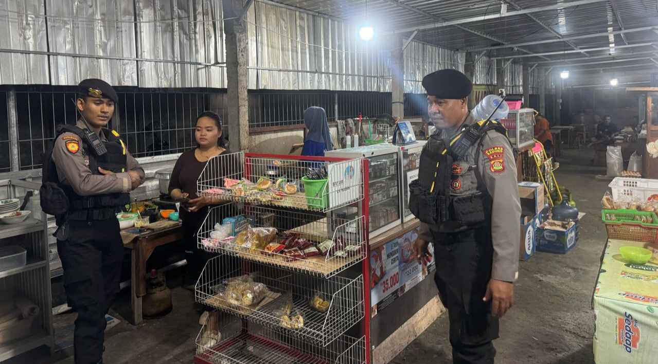 Patroli Pasar Tradisional, Unit Raimas Imbau Pengunjung dan Pedagang ...